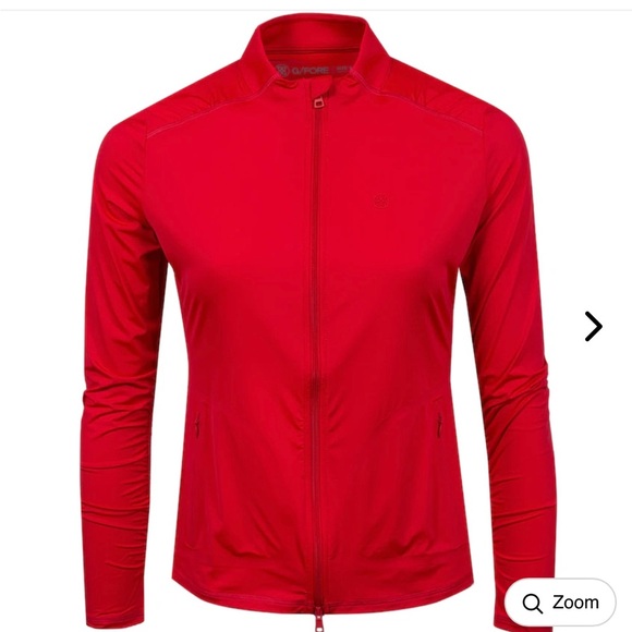 G/FORE | Jackets & Coats | Gfore Cherry Red Zip Up | Poshmark